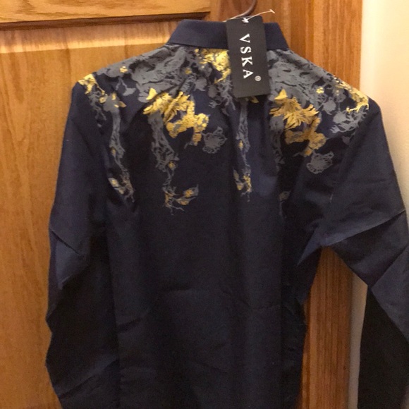 VSKA | Shirts | Charitycare Packages Vska Nwt Dresscasual Shirt | Poshmark